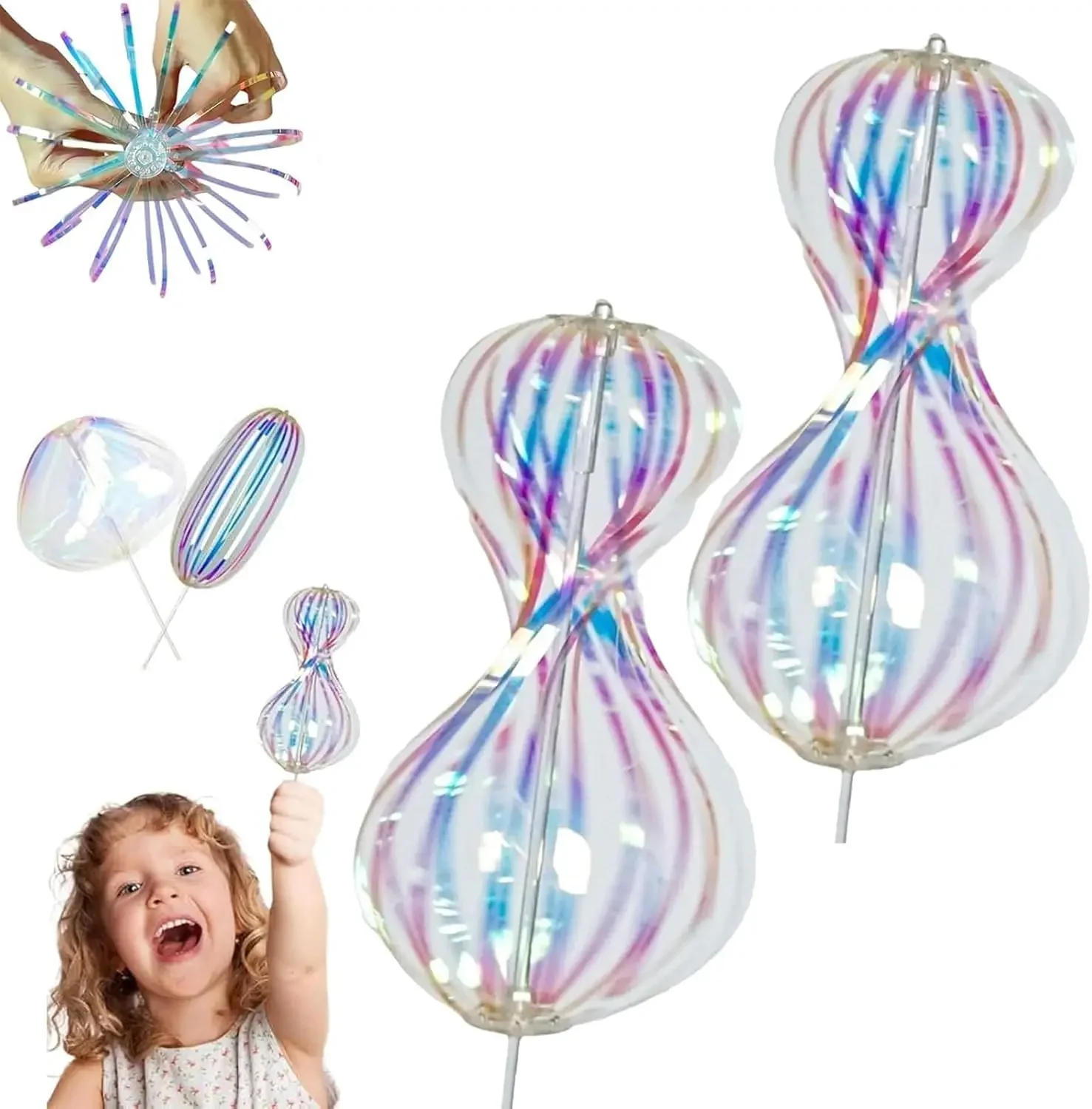 5/10pcs Rainbow Spinner,Magic Rainbow Spinner Toy,Rainbow Twirler,2025 ...