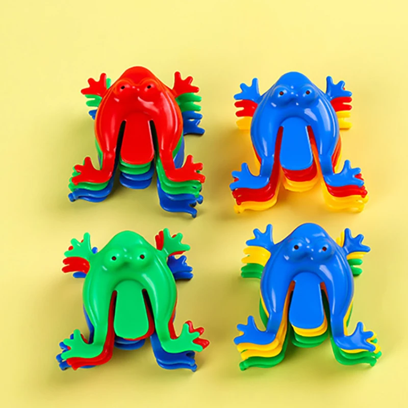 5pcs-Classic-Plastic-Jumping-Frog-Toys-For-Kids-Gift-Simple-Creative ...