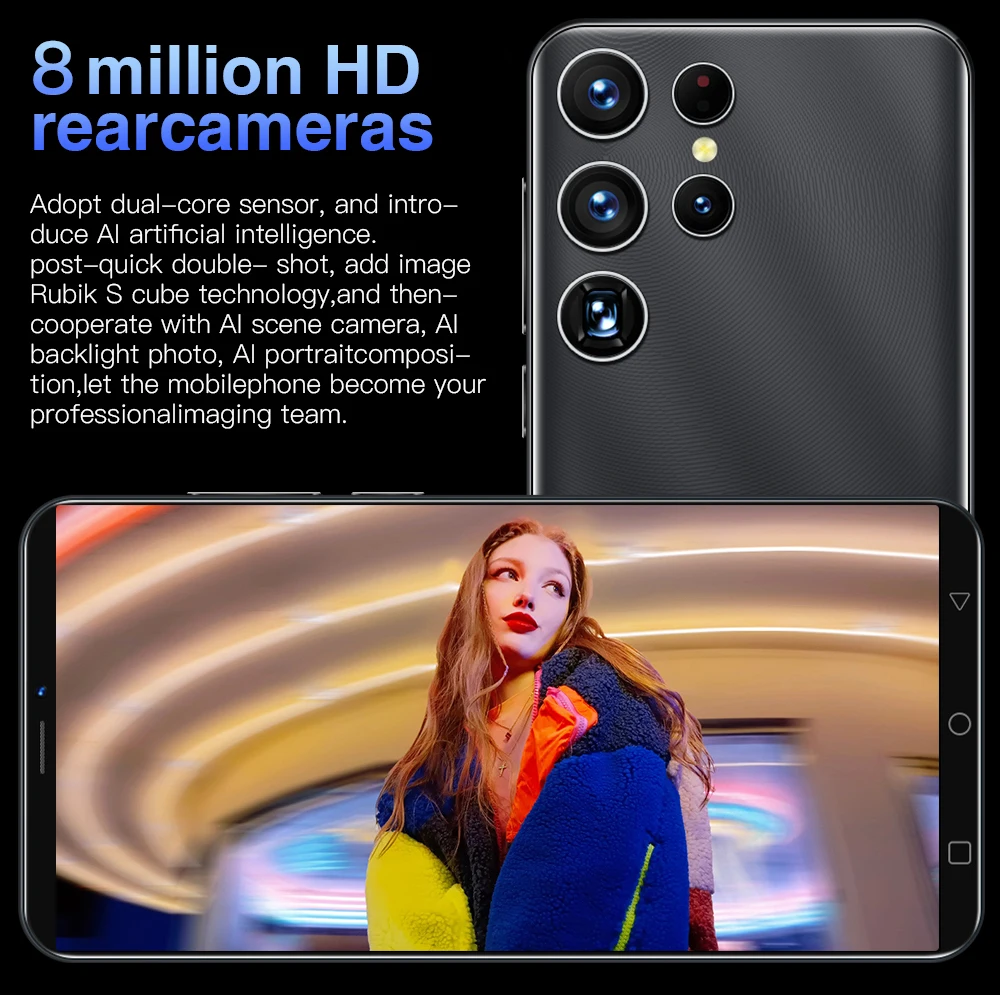 FUFFI S23 Ultra Smartphone Android 5.0 inch 16GB ROM 2GB RAM Google ...