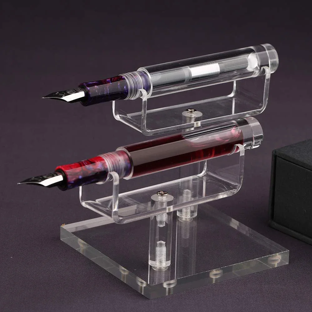MAJOHN-C1-Dropper-Fountain-Pen-Fully-Transparent-Large-Capacity-Ink ...