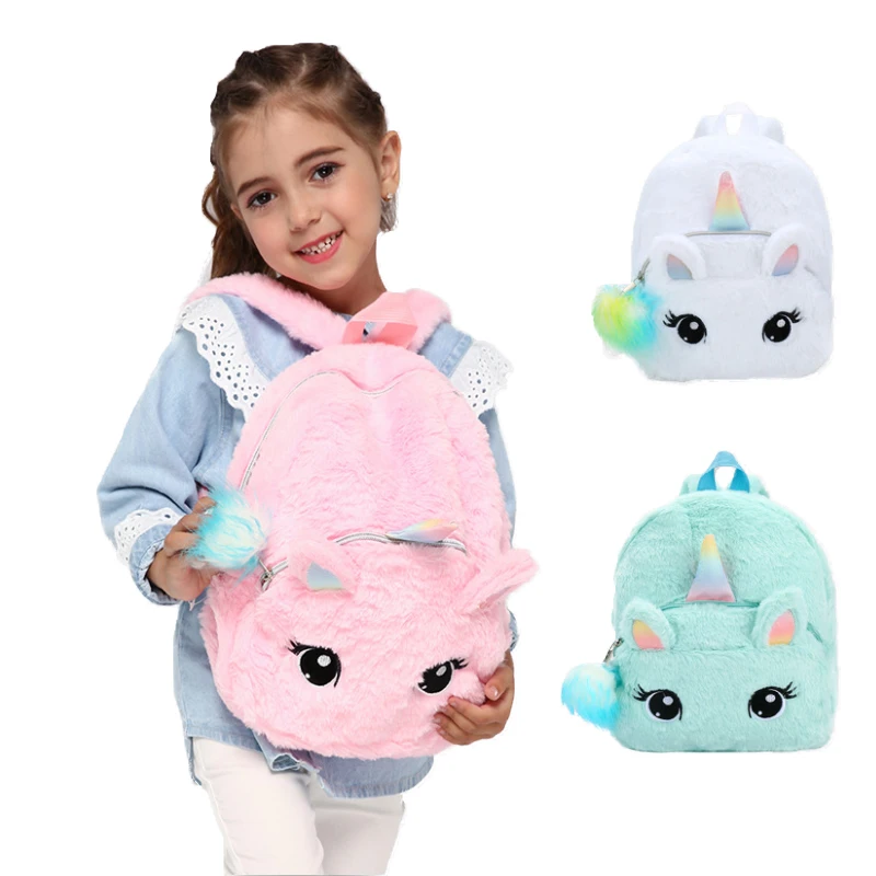 Unicorn-Plush-Big-Eyed-Backpack-Soft-Plush-Toys-Kindergarten-Children-s ...