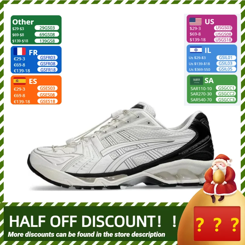 Asics-Gel-Kayano-14-Round-Toe-Lace-Up-Anti-Slip-Wearable-Low-Top ...