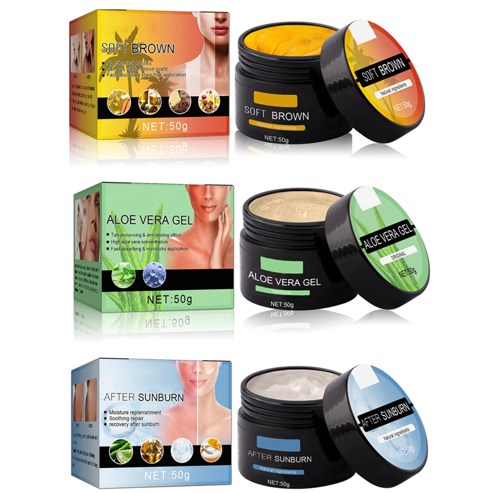 50g-Tanning-Gel-Skin-Tanning-Accelerator-Long-lasting-Quick-Tanning ...