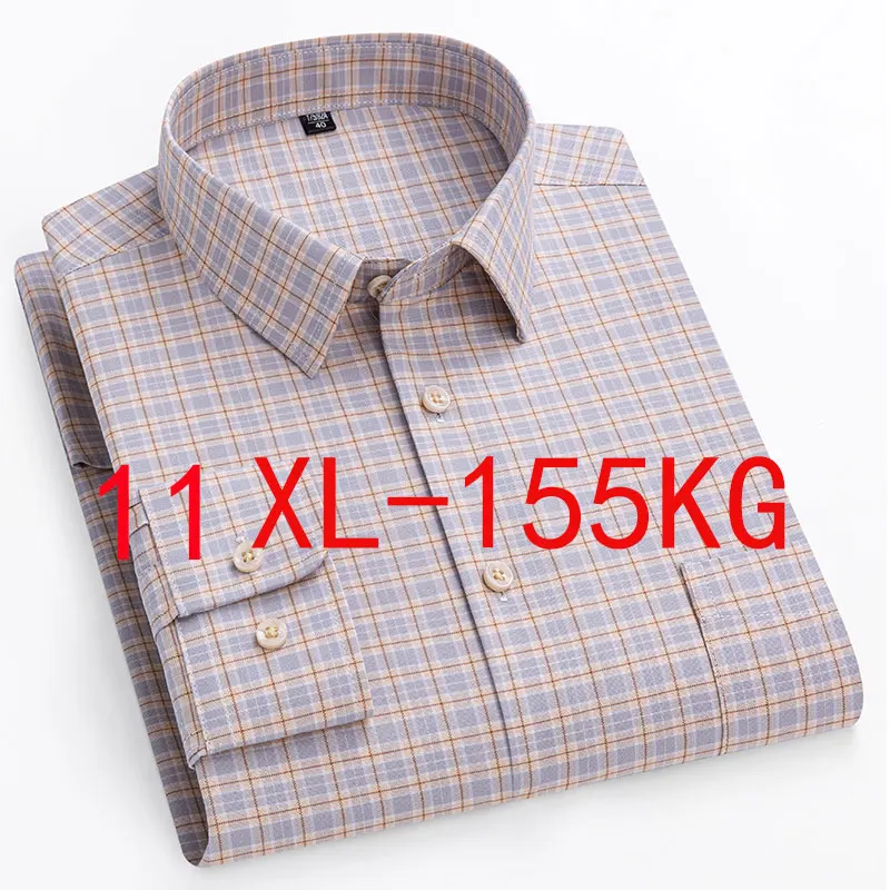 100-cotton-10XL-11XL-men-s-short-sleeve-shirt-Spring-Summer-Fat-Extra ...
