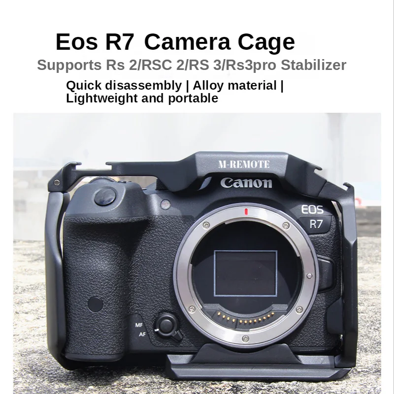 M-REMOTE-Camera-Cage-for-Canon-EOS-R7-w-Cold-Shoe-Mount-1-4-3-8.jpg