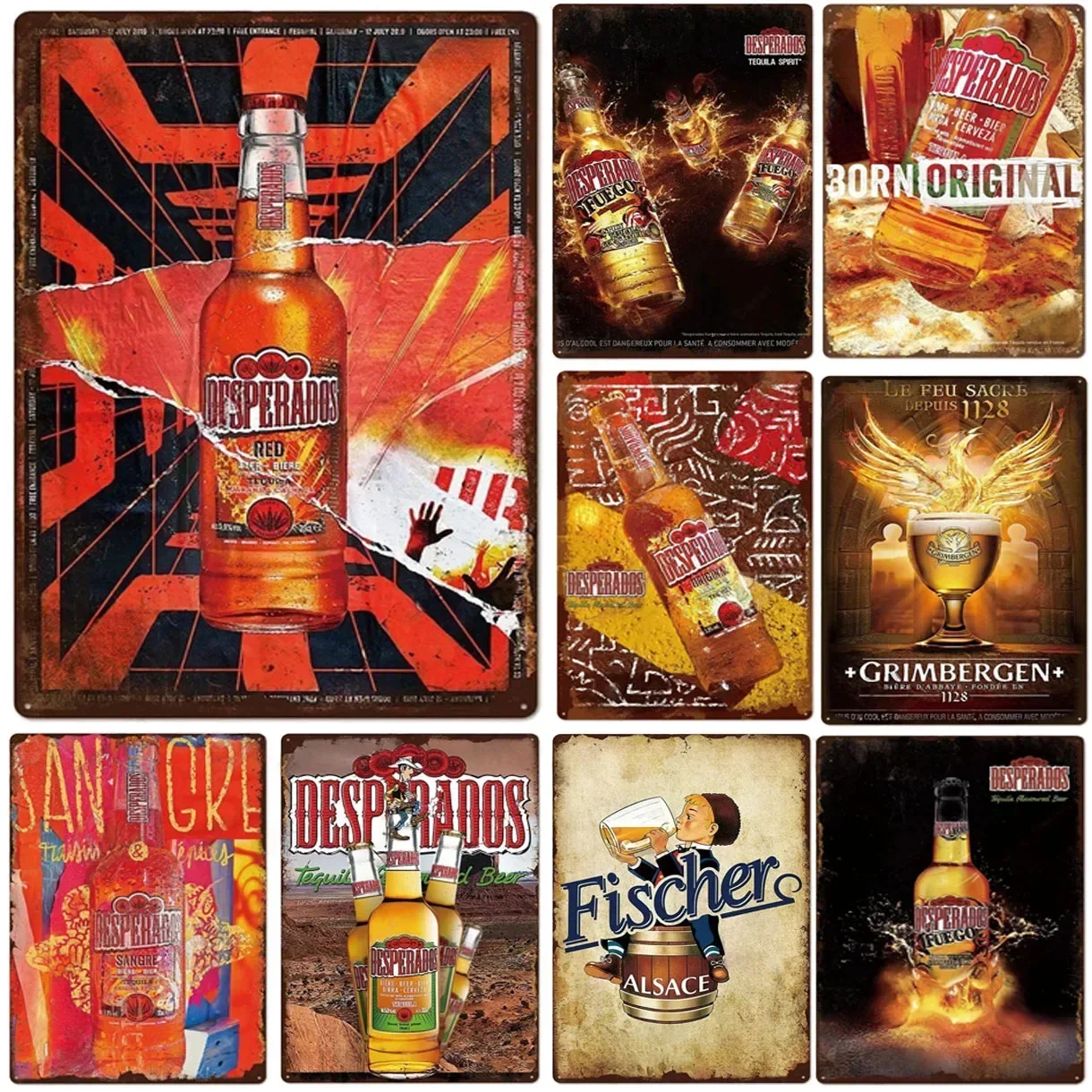 Wall-Tin-Sign-Decor-Classic-Beer-Girls-Shabby-Decoration-Wall-Plaque ...