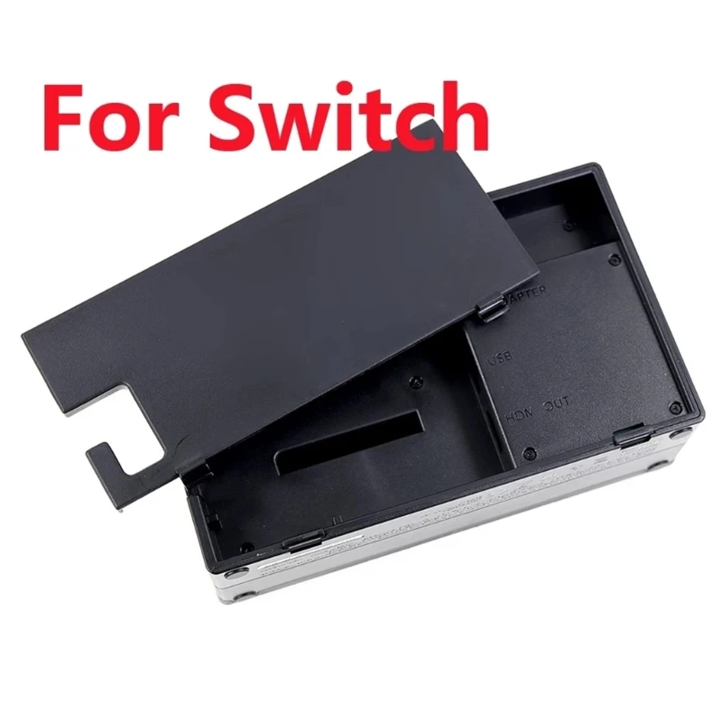 Black New charging dock back cover for NS switch Door HDMI-compatible ...