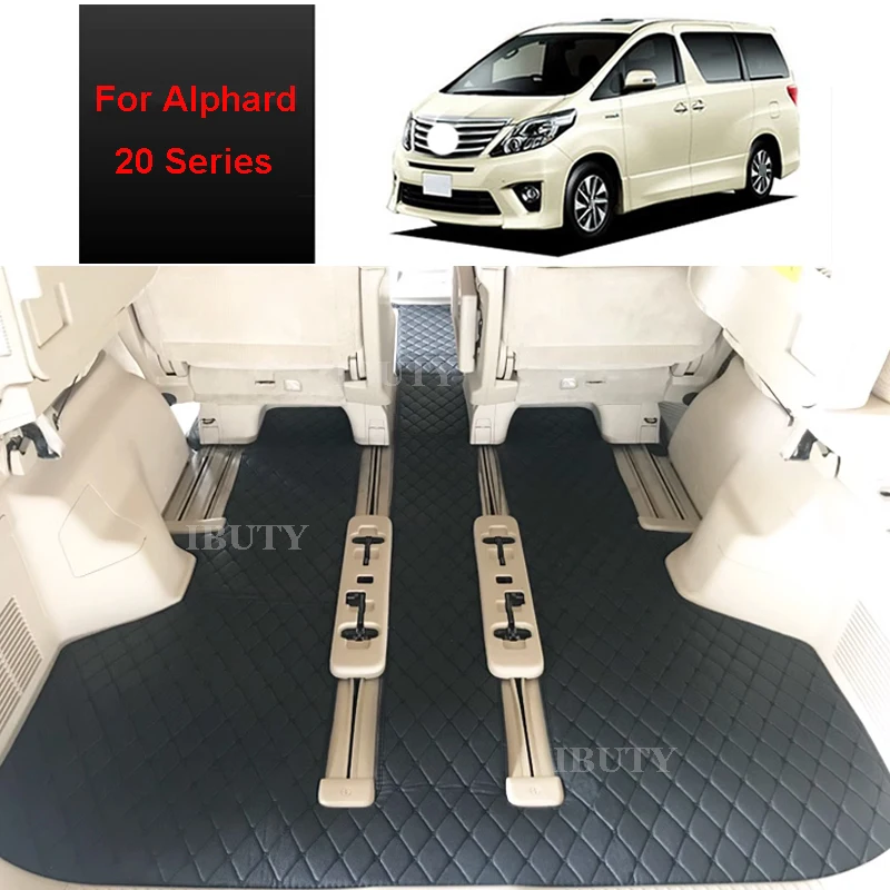 For Toyota Alphard 20 Series Accessories Car Floor Mats Leather Liner ...