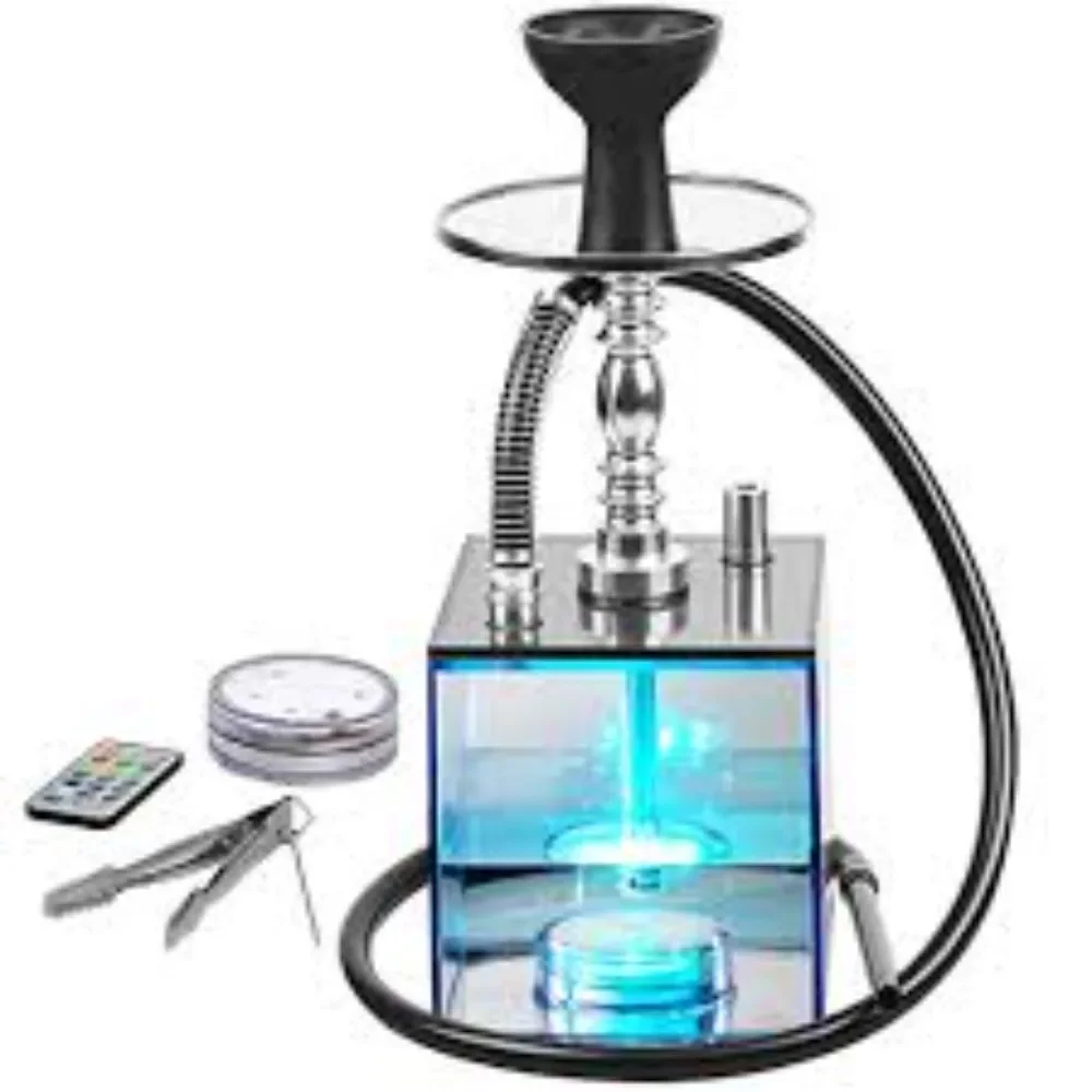 Acrylic Hookah Set Shisha Box Nargile Sheesha Narguile Chicha Cachimbas ...