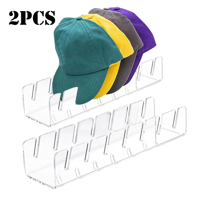 Acrylic-Cap-Storage-Rack-With-Slots-Baseball-Cap-Display-Stand-Cap ...