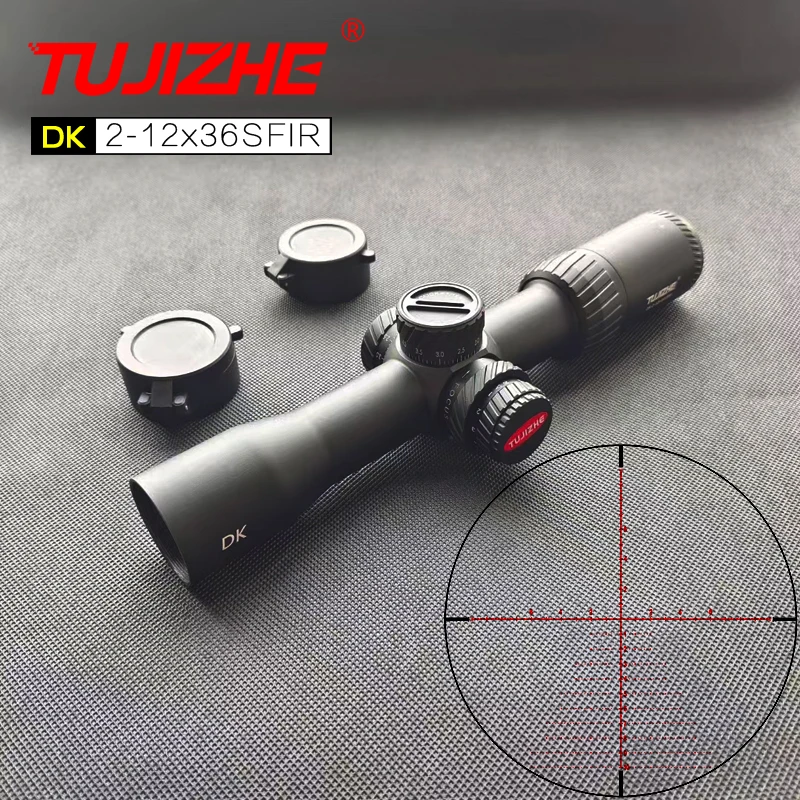 Tujizhe2-12x36sfir Side Parallax Hunting Optics Riflescope Red Green ...