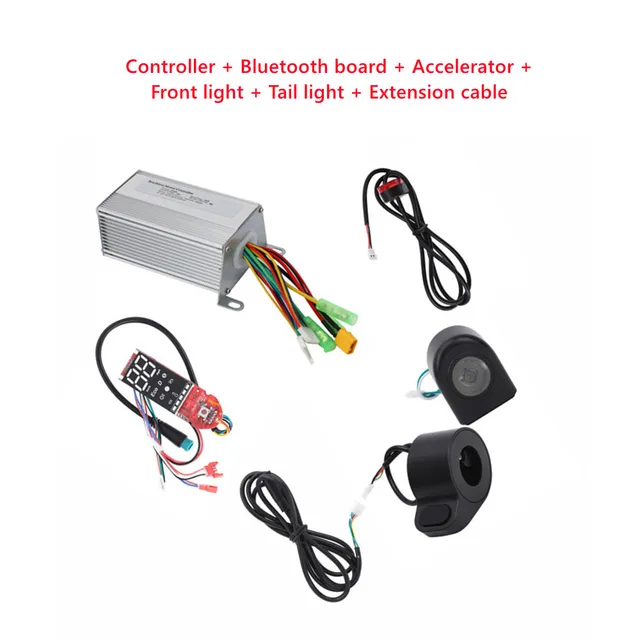 LENZOD 36v 350w Controller Set with App Bluetooth Board Accelerator ...