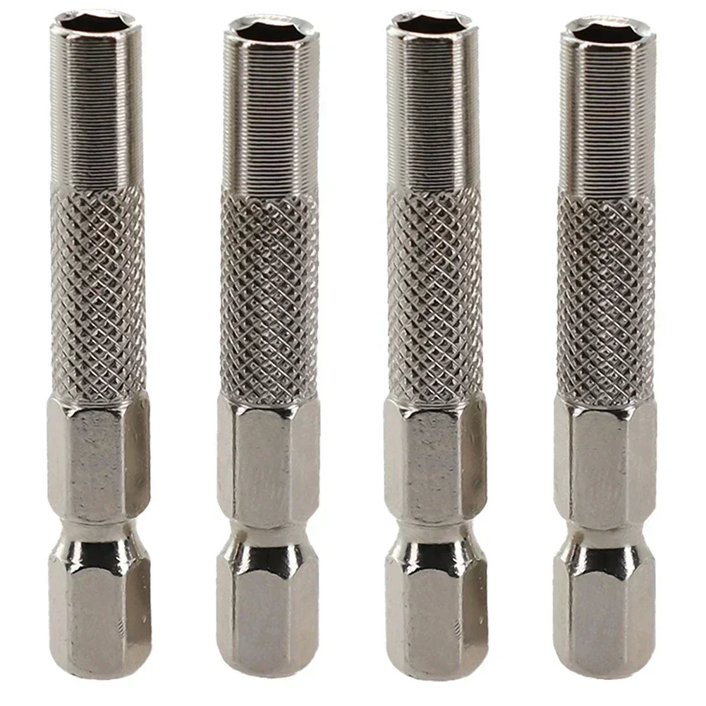 4pcs-Hex-Shank-6-35mm-1-4inch-Hex-Insert-Bit-Adapter-To-4mm-Electric ...