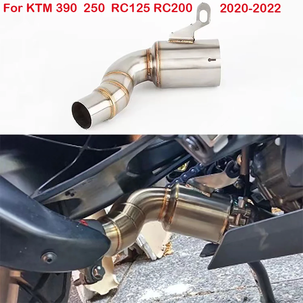 of exhaust Pipe Suitable for KTM390 2020-2022 Adventure RC125 RC200 250 ...