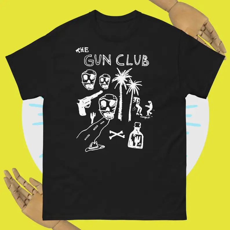 The Gun Club T Shirt, Post Punk Band T-Shirt, The Gun Club Unisex Men ...