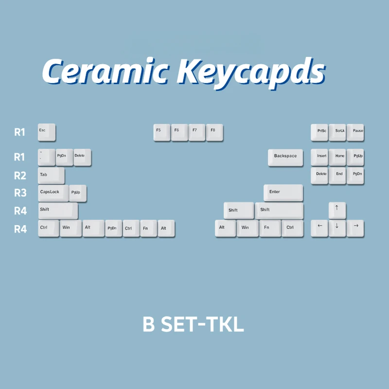 ECHOME-Ceramic-Keycap-Smooth-Glaze-Evenly-Translucent-Original-Key-Cap ...