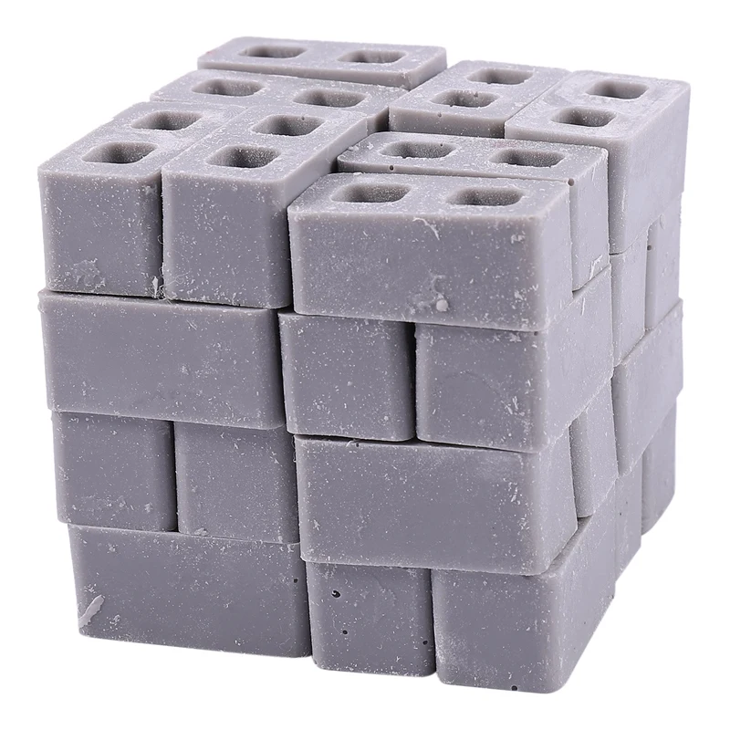 Teaching Class Wall Cement Toy New 32Pcs Mini Cement Cinder Bricks ...