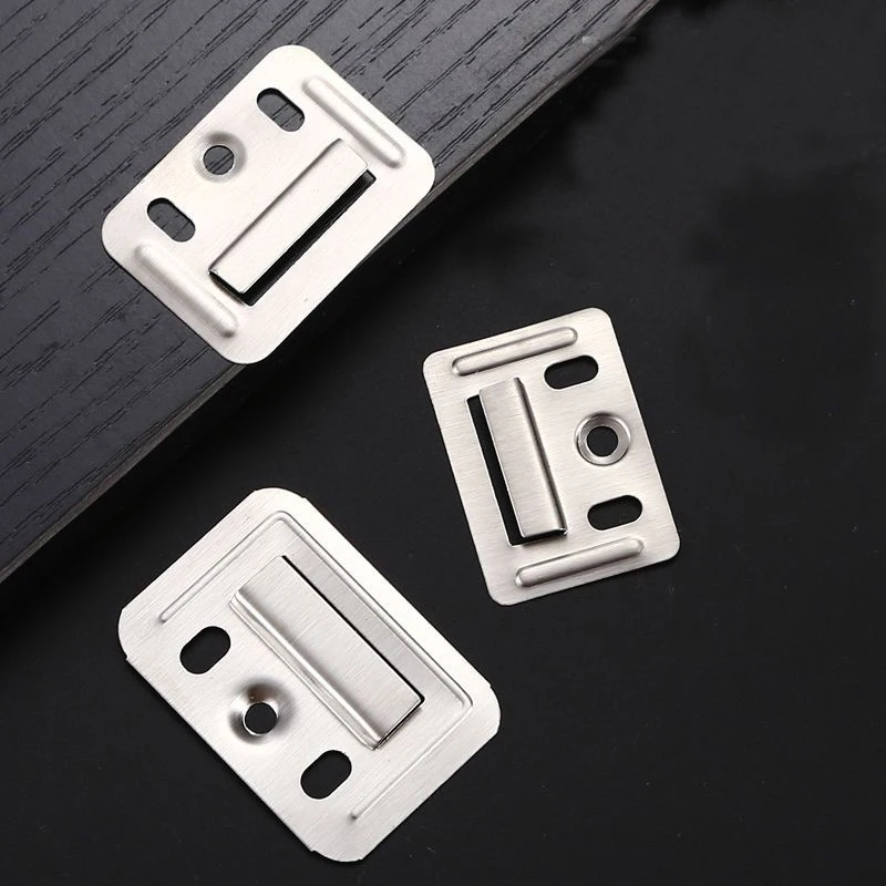 100Pc/Sets Stainless Steel Wall Panel Buckle Clamp Fixing Piece For ...