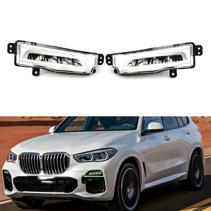 Front-bumper-fog-lights-For-BMW-X5-X7-G05-G07-OEM-63177406365-L ...