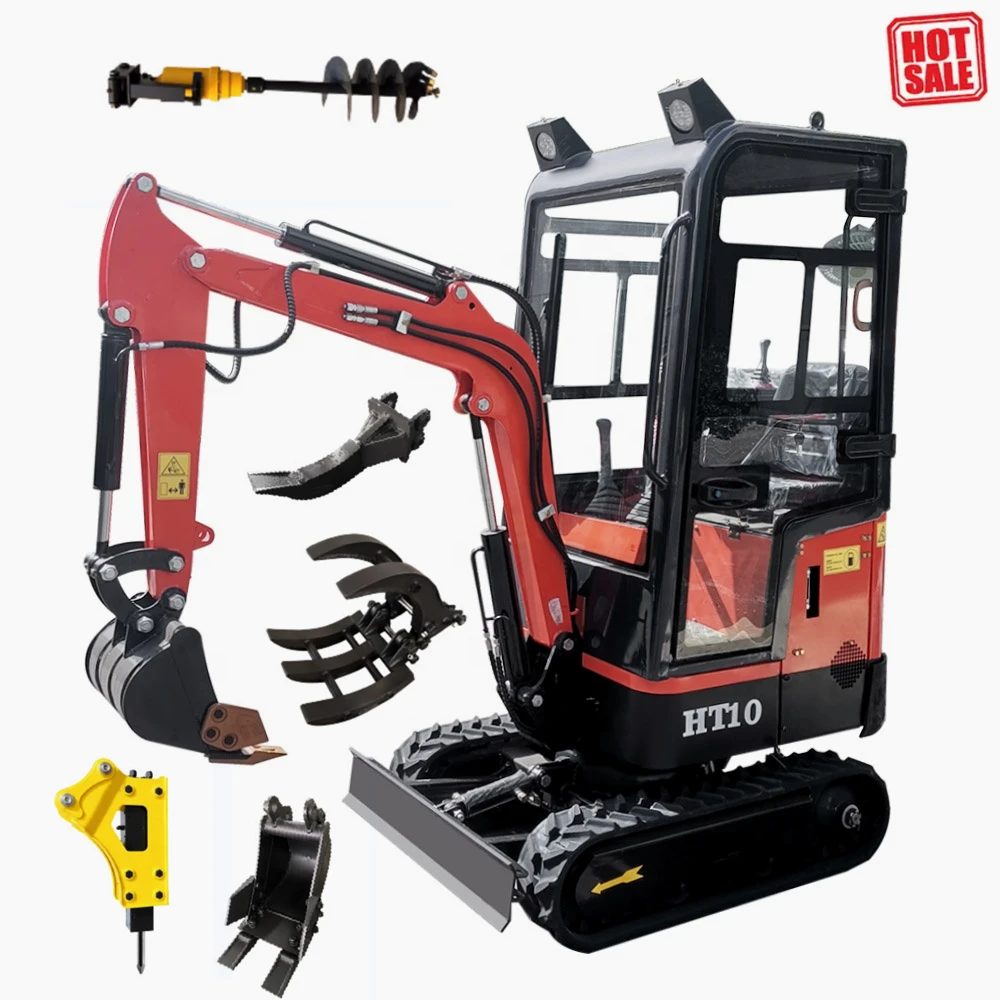 EPA EURO5 CE Mini Digger HT15 Hydraulic Crawler Mini Excavator With ...