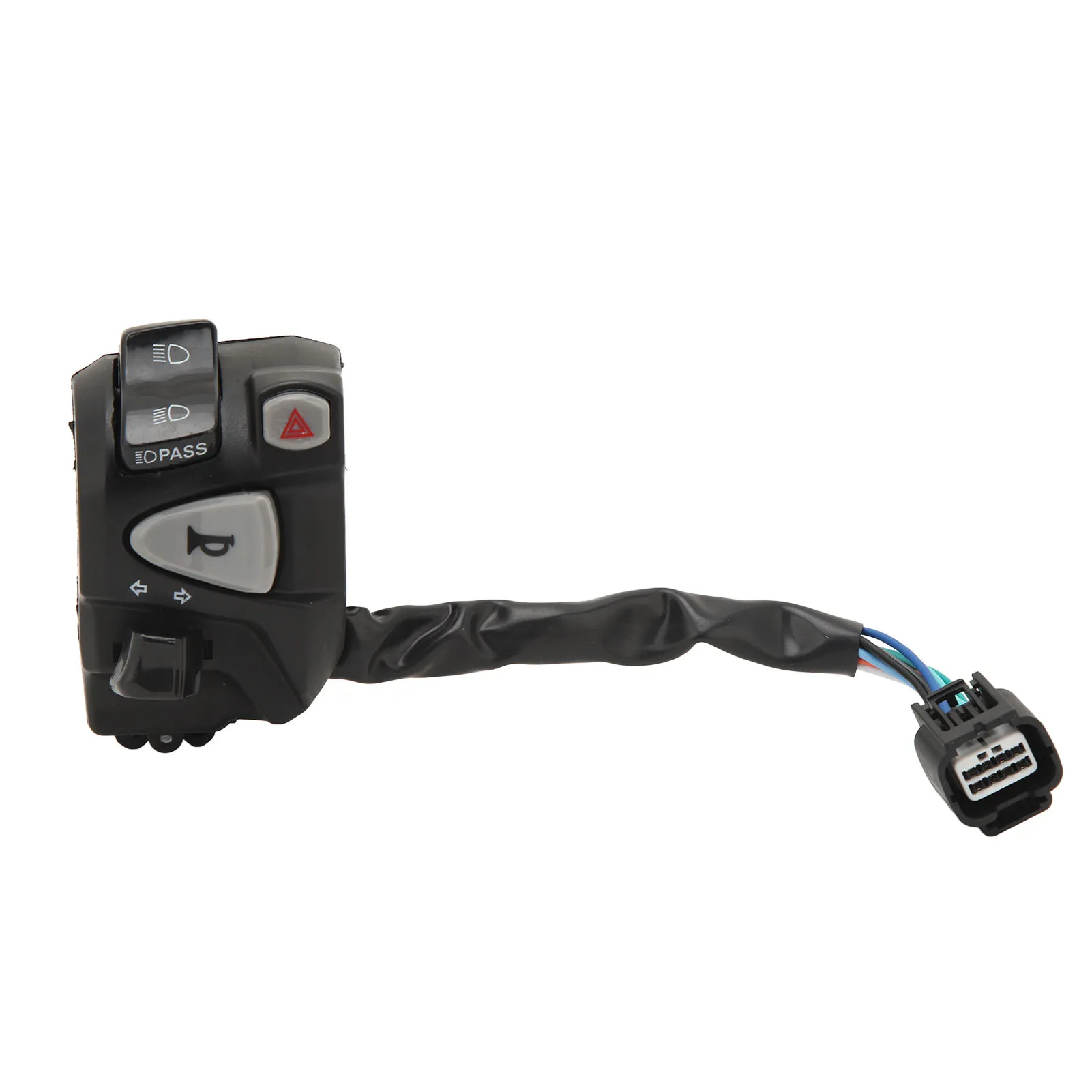 Handlebar-Headlight-Switch-Handlebar-Switch-Assembly-Multifunction-Long ...