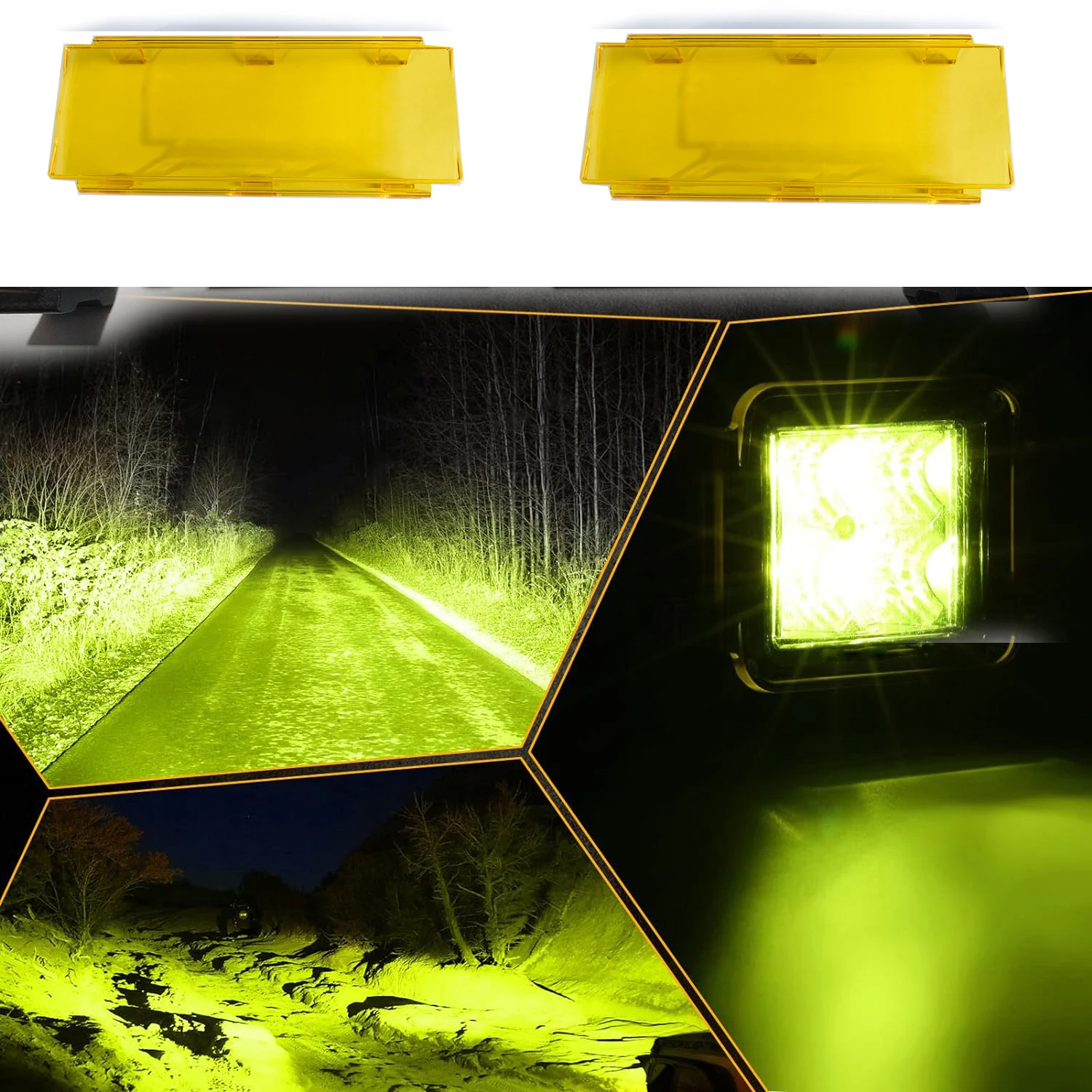 LED-Light-Bar-Yellow-Lens-Cover-6-9-20-22-32-42-52inch-Dustproof-Cover ...