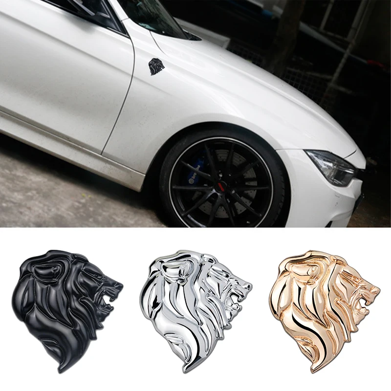 Metal-Car-Stickers-Lion-Head-Badge-Sticker-for-Peugeot-408-4008-308 ...