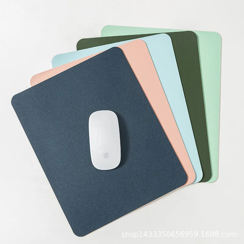 Waterproof-Solid-Color-PU-Leather-Mouse-Pad-Antislip-Gaming-Mouse-Pad ...