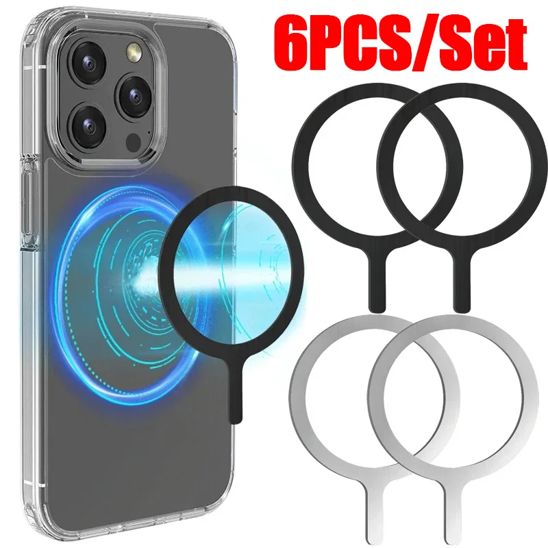 For-Magsafe-Wireless-Charging-Magnetic-Sticker-Rings-For-All-Mobile ...