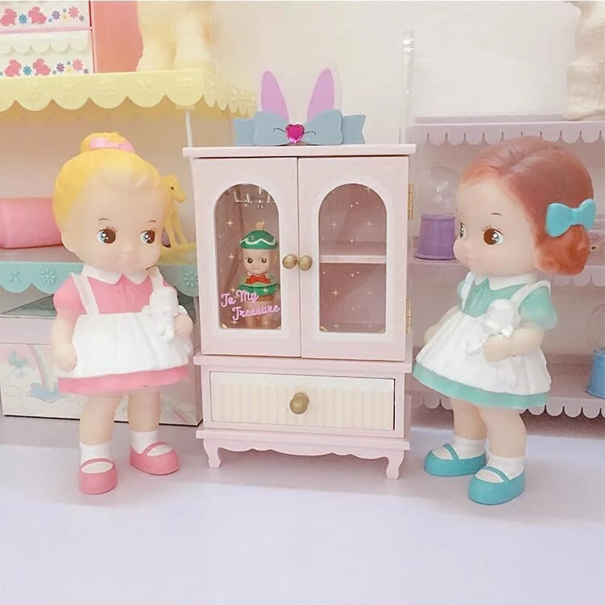 Kawai-Desktop-Storage-Box-Organizer-Set-Drawer-Cute-wood-Desk-Storage ...