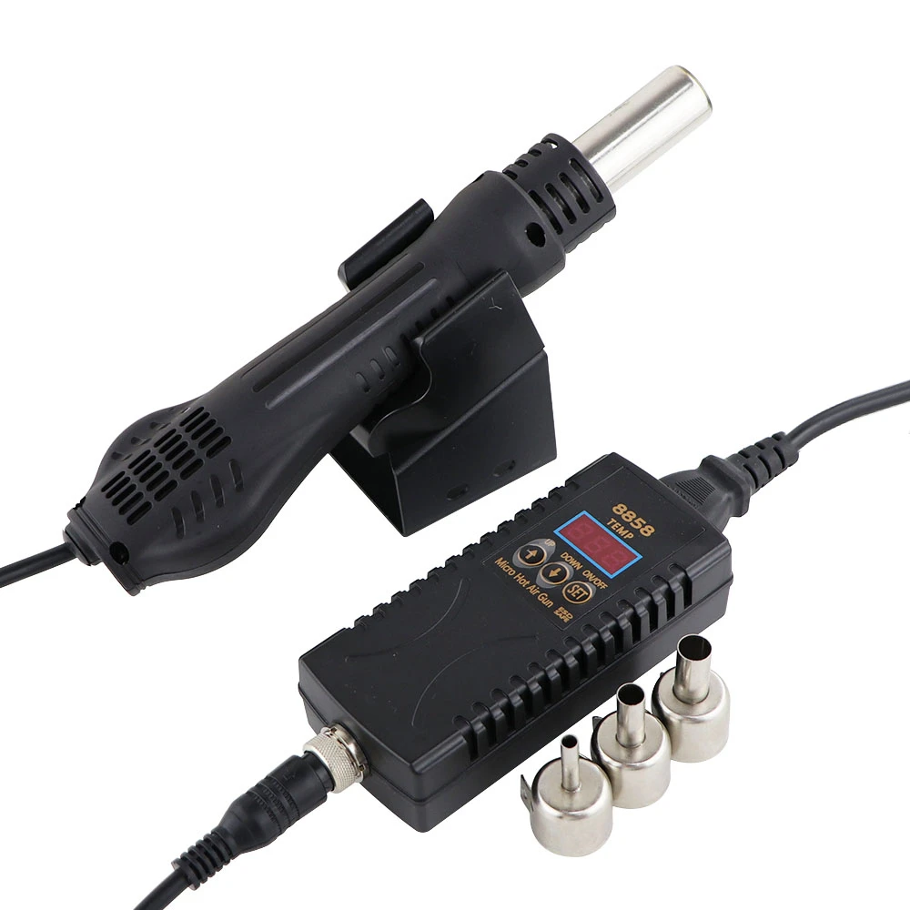 New 8858 Hot Air Heat Blower Gun Adjustable LED ESD Portable Constant ...
