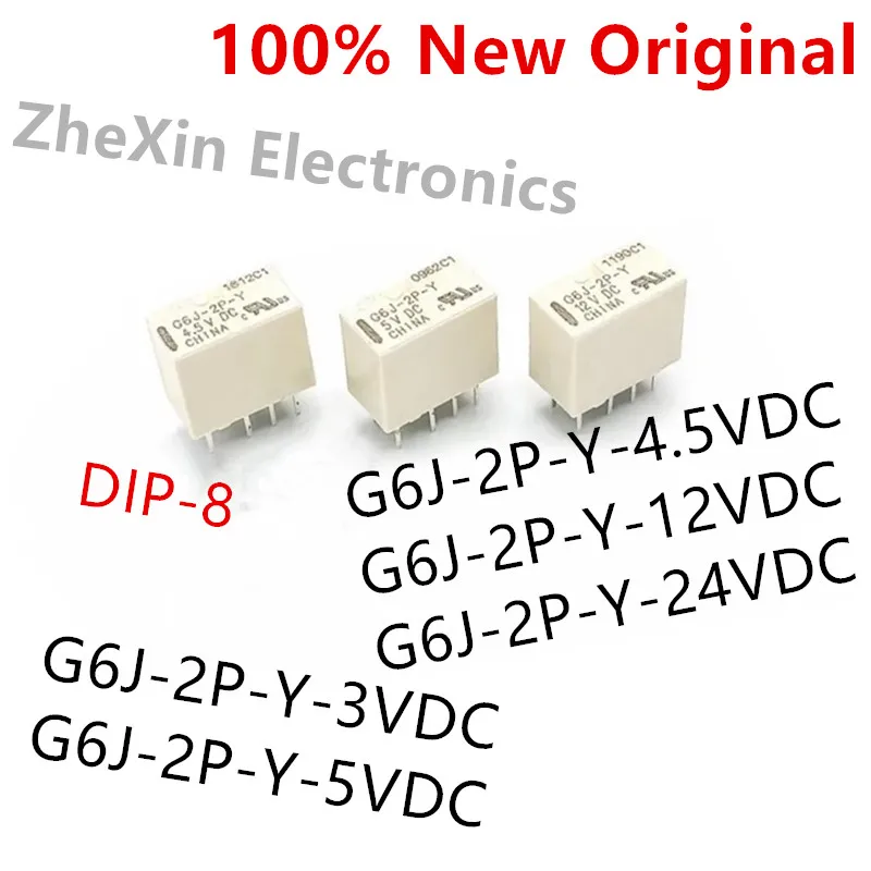 10PCS/Lot G6J-2P-Y-3VDC 、G6J-2P-Y-4.5VDC 、G6J-2P-Y-5VDC 、G6J-2P-Y-12VDC ...