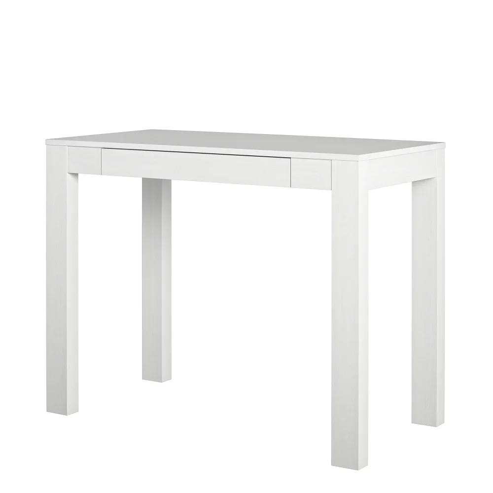 Parsons Desk, White Laminated MDF Computer Desk Desk Table Study Table ...
