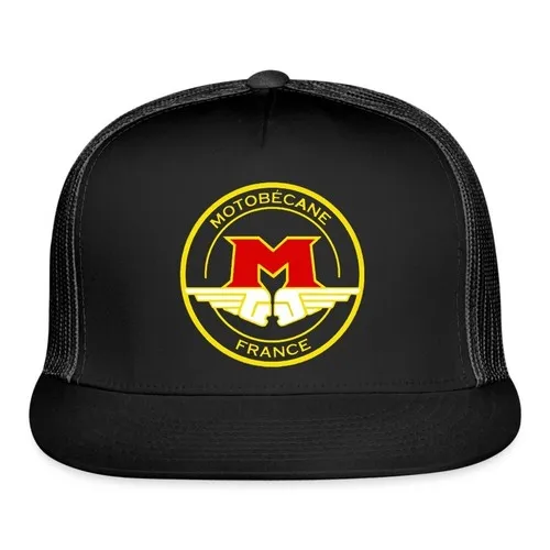 Motobecane France Motorcycles Black Trucker Hat Cap Adult Size ...