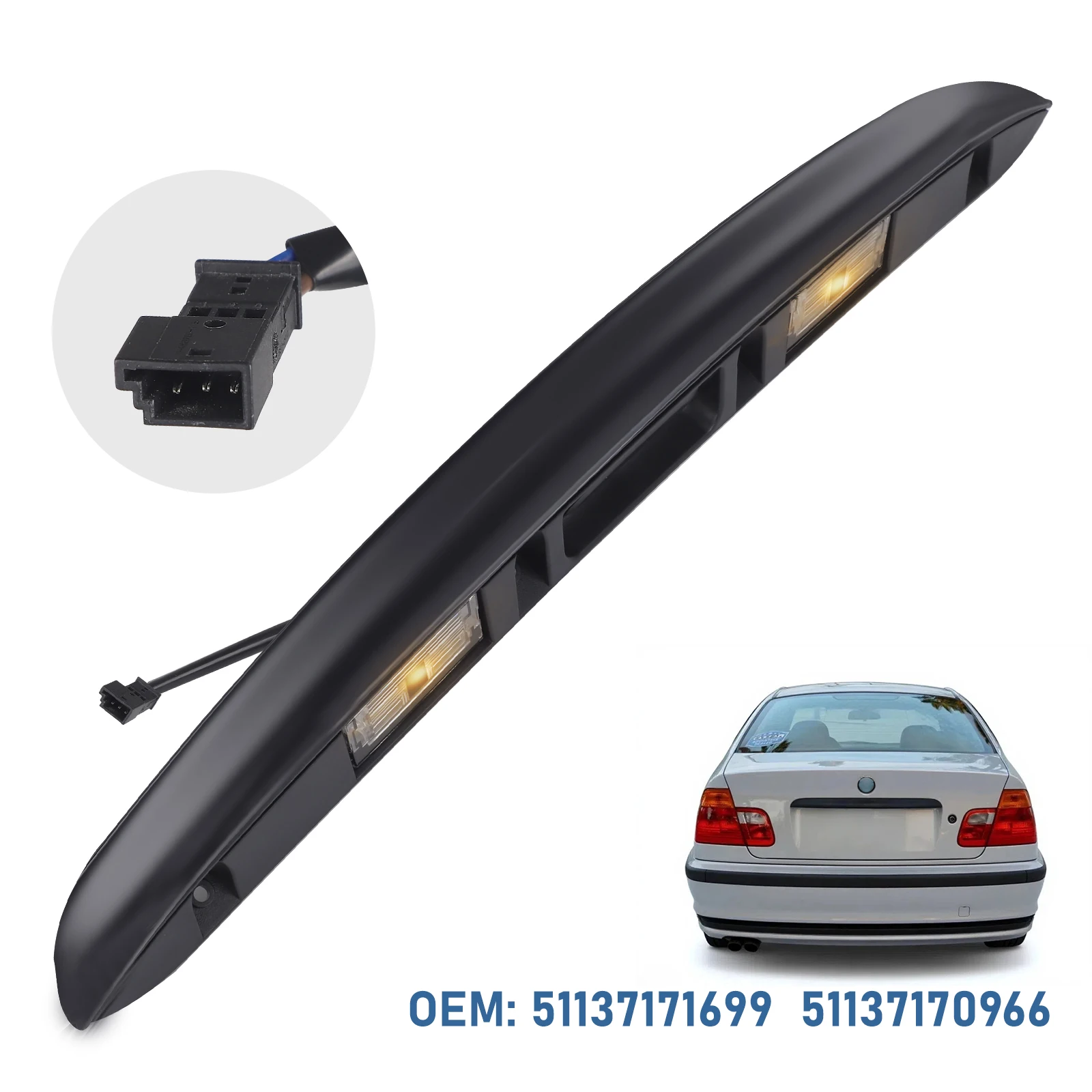 51137171699 51137170966 Car Grip For BMW E46 Trunk Lid 3 Series 320i ...