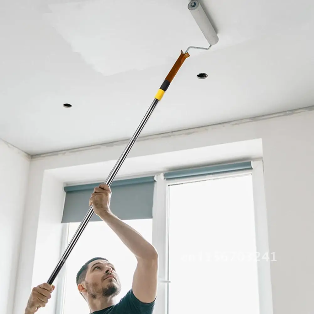 Paint-Roller-Extension-Pole-Stainless-Steel-Telescopic-Stick-Detachable ...