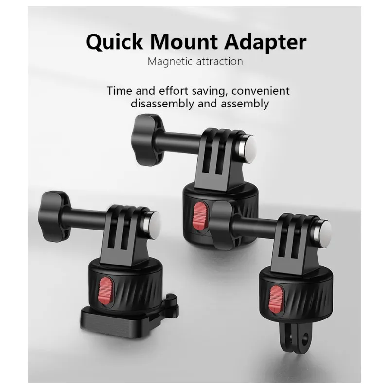 Magnetic Tripod Quick Release Mount Adapter Base for GoPro Hero 12 11 ...
