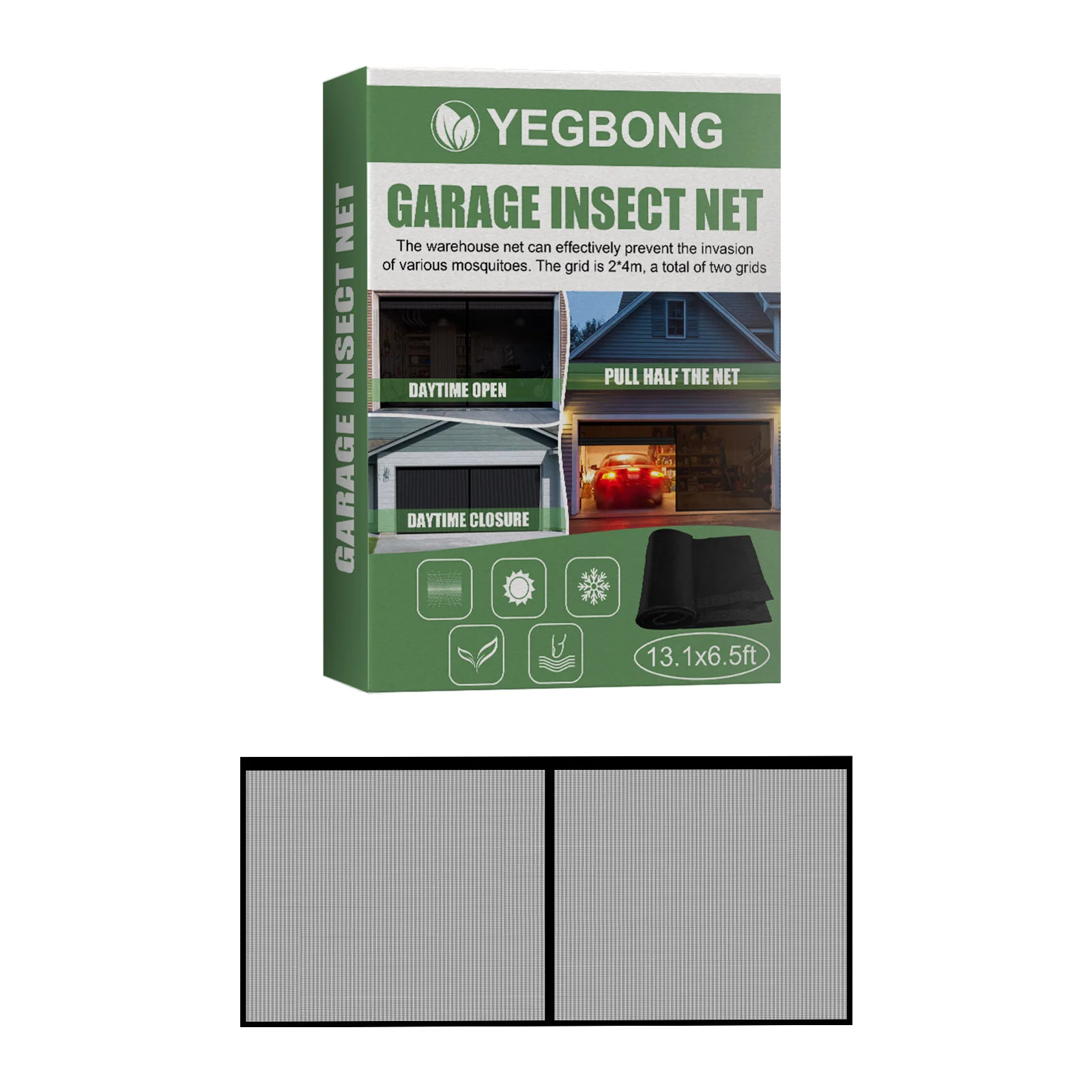 Strong Magnetic Garage Door Curtain Mosquito Net Anti Fly Insect Screen ...