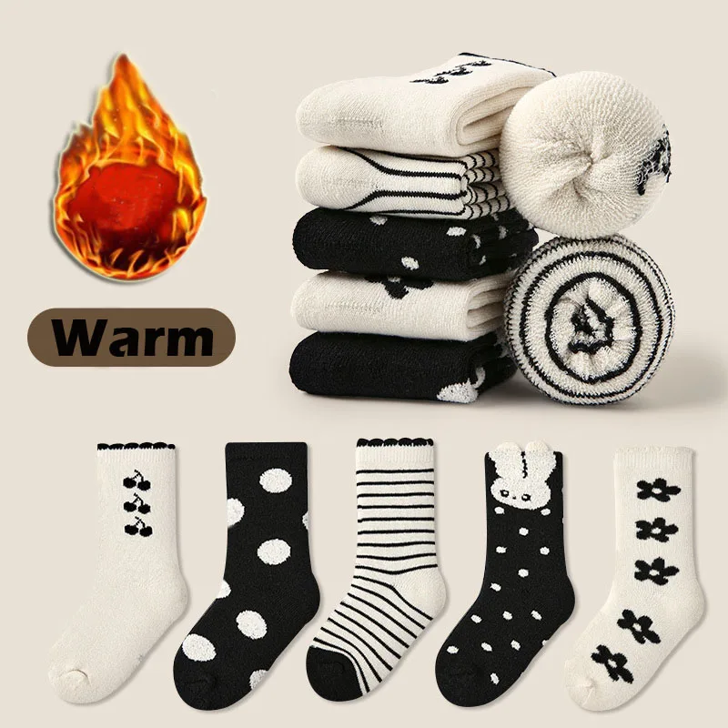 1-12T-Children-Socks-Winter-Thickened-Cotton-Warm-Plush-Sock-Baby ...