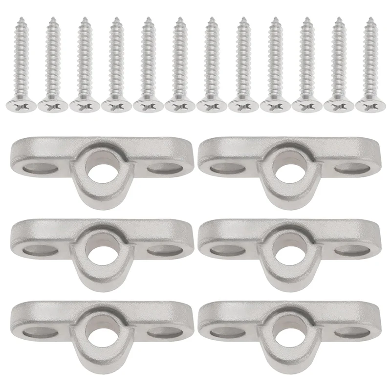 6Pcs Stainless Steel Awning Eyelets Wall Eyelets For Caravan Motorhome ...