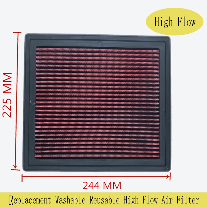 car High Flow Air Filter Performance Fits For 2011-2020 jeep Grand ...