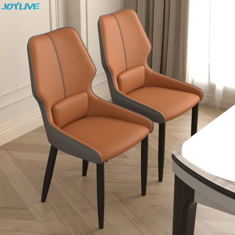 Joylive Italian Style Synthetic Leather Dining Chair for Dining Room ...