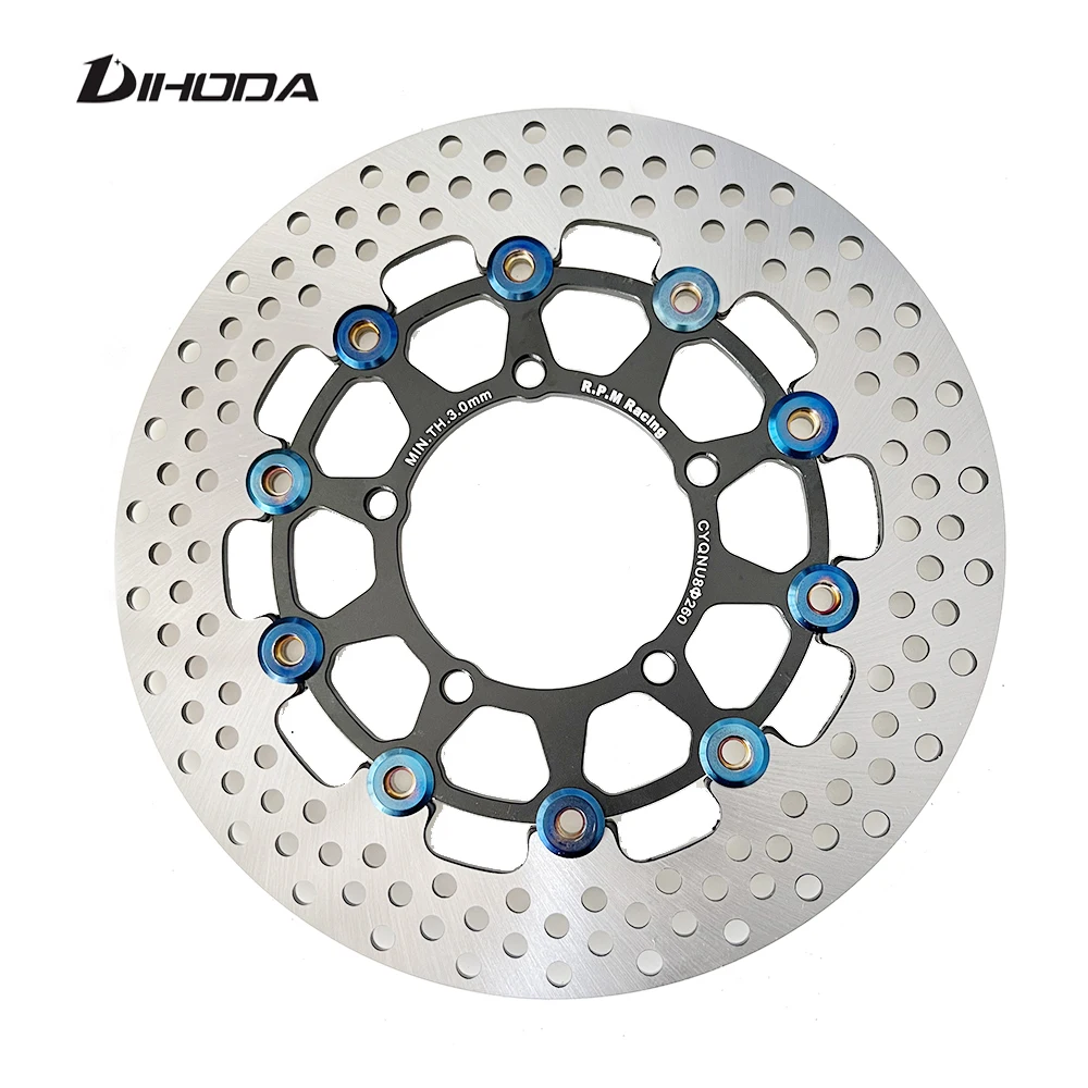 1 PCS Universal Aluminum alloy Floating disk motorcycle brake disc ...