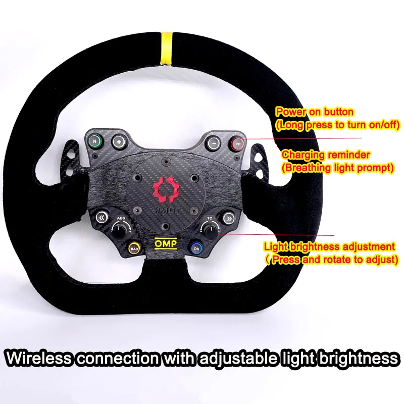 For-SIMDT-Bluetooth-wireless-WS1-simulation-racing-steering-wheel-hub ...