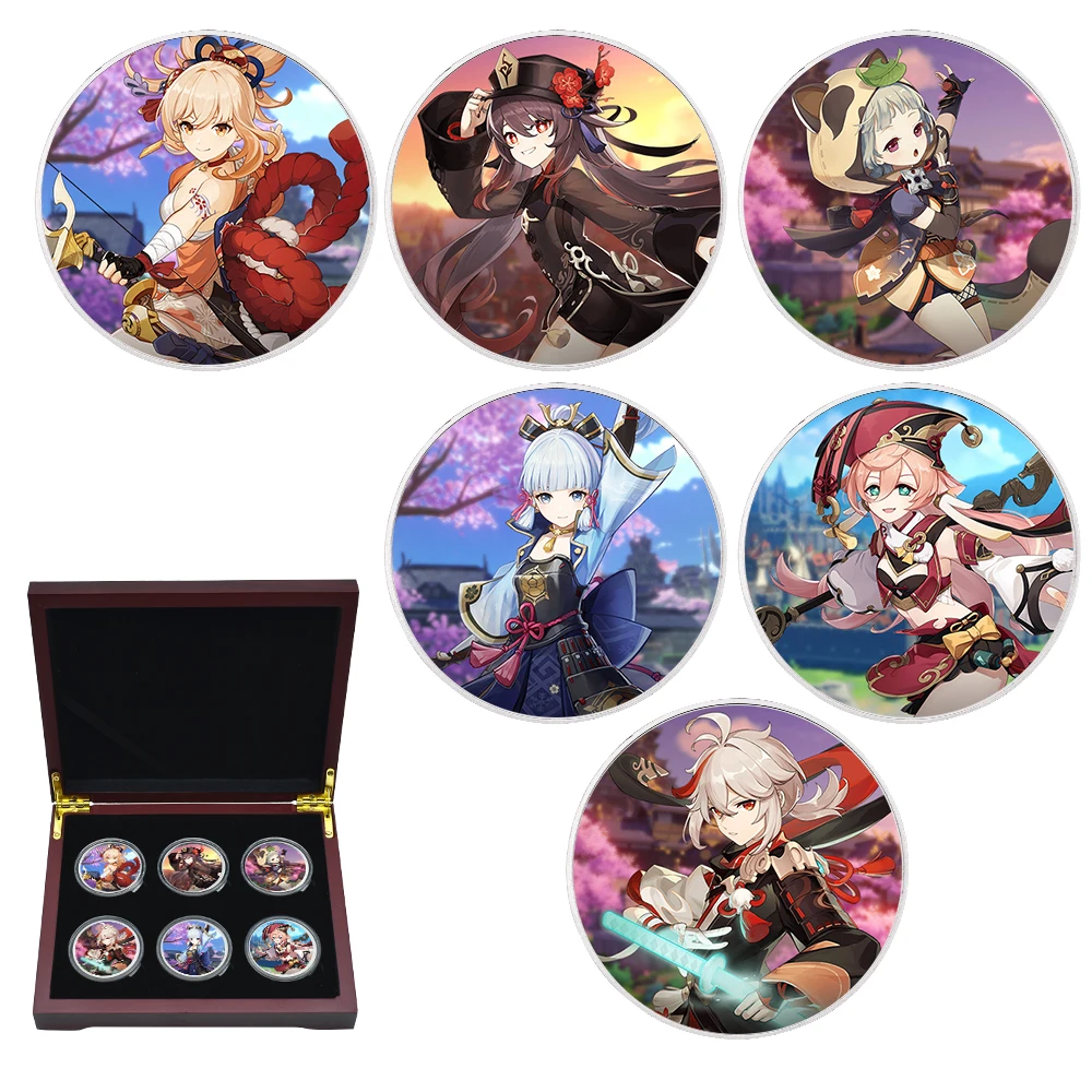 Genshin-Impact-Sliver-Coin-Challenge-Coin-Game-Peripheral-Sliver ...