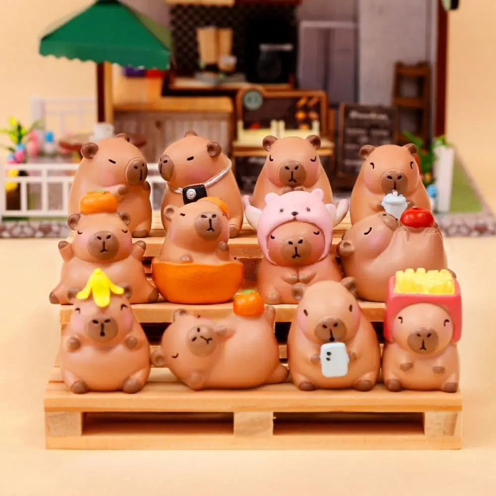 Creative-Kawaii-Simulation-Mini-Capybara-Cute-3D-Capybara-Action ...