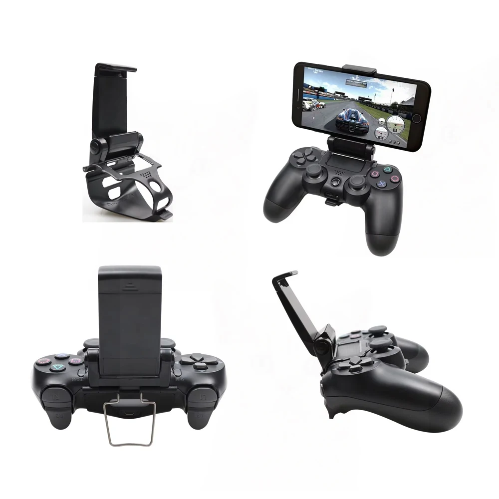For PS4 Controller Mount Hand Grip Mobile Cell Phone Stand For ...