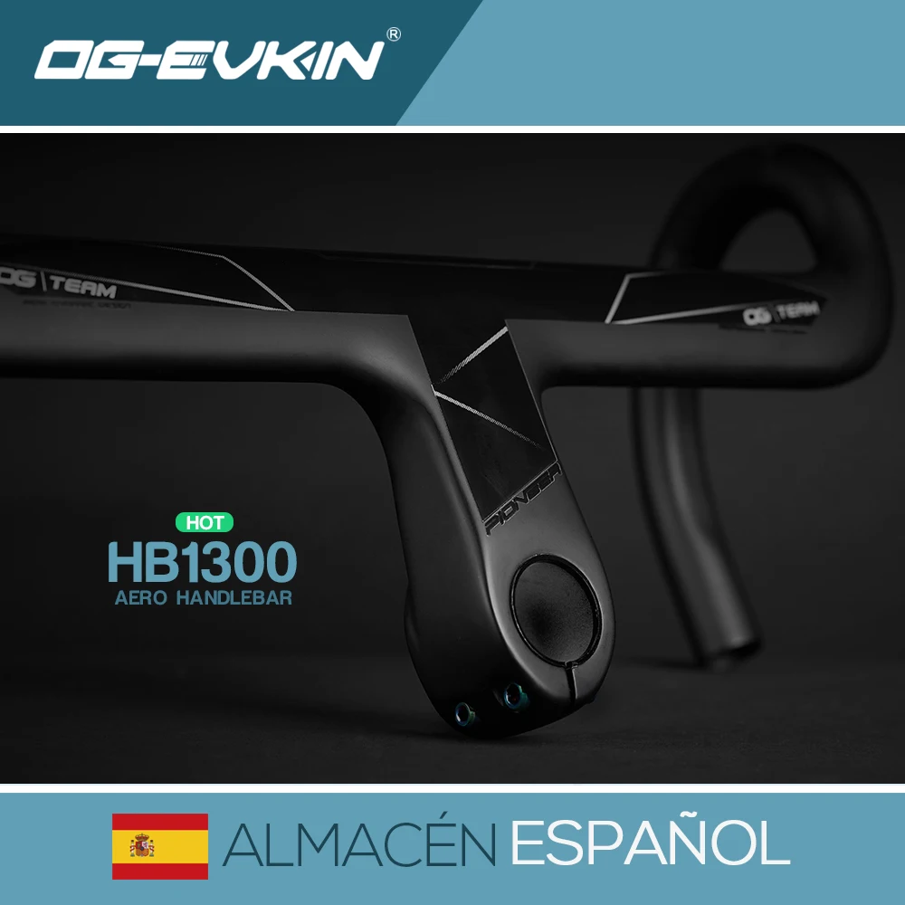 OG-EVKIN-HB-1300-Carbon-Road-Handlebar-28-6-31-8mm-OD2-Integrated ...