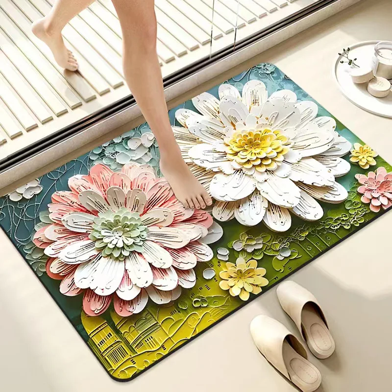 Alfombrilla-de-barro-Daisy-Diatom-para-el-hogar-alfombrilla-absorbente ...