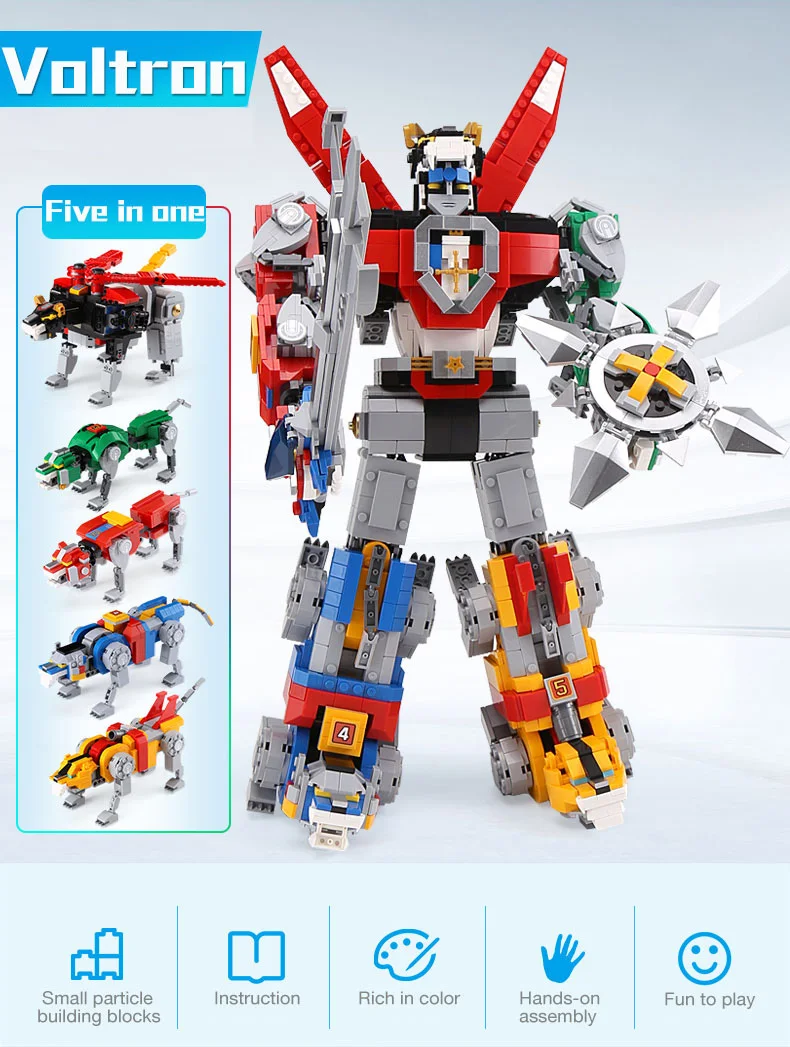 Voltron-Deformable-Model-Toy-Bricks-Defender-of-the-Universe-Building ...